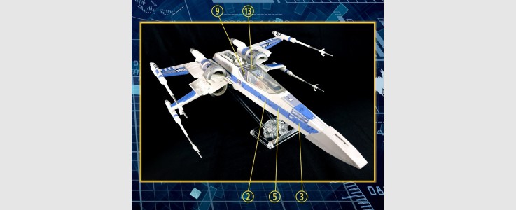 Labels for T70 X-Wing