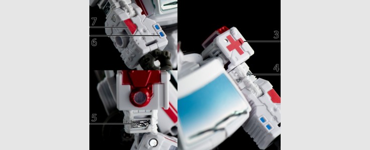 Labels & Stickers for Transformers Earthrise Lifeline and Ratchet- Toyhax