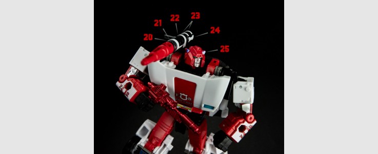 Labels & Stickers for Transformers KI Red Alert – Toyhax
