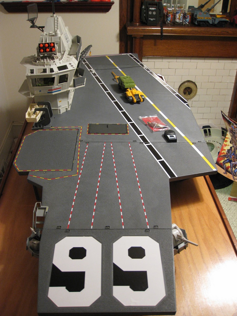 Labels For USS Flagg Aircraft Carrier (1985)