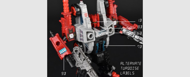 Labels & Stickers for Transformers Legacy Red Cog – Toyhax
