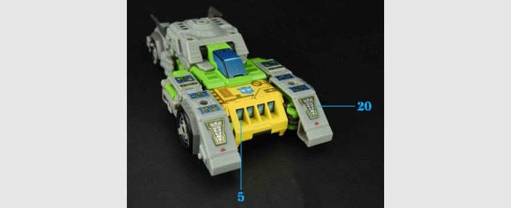 Labels & Stickers for Transformers Legacy WNR Springer - Toyhax