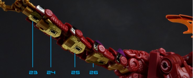 Labels for Transformers Legacy Transmetal II Megatron - Toyhax
