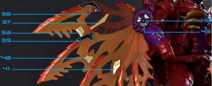 Labels for Transformers Legacy Transmetal II Megatron - Toyhax