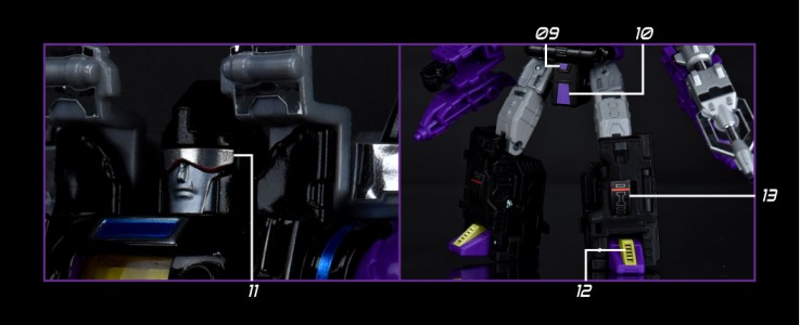 Labels & Stickers for Transformers Legacy Evolution Shrapnel - Toyhax