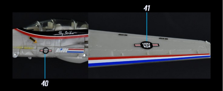 Labels & Stickers for Transformers Collaborative Mash-Up Top Gun ...