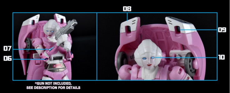 Labels & Stickers for SS 86 Arcee - Toyhax