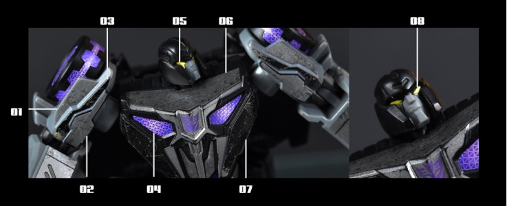 Labels & Stickers for Studio Series Game Edition Barricade - Toyhax