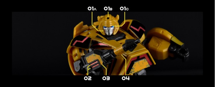 Labels & Stickers for Studio Series GE Bumblebee - Toyhax