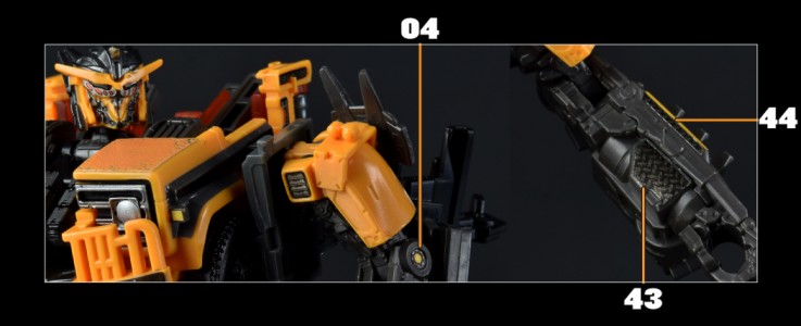 Labels & Stickers for Studio Series ROTB Battletrap - Toyhax