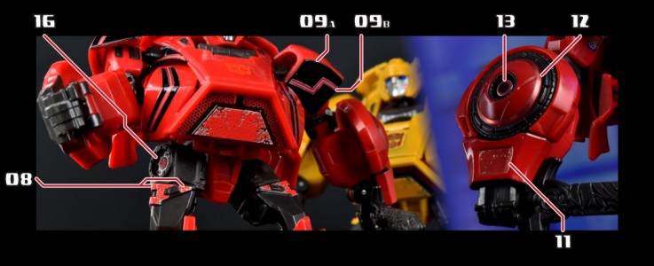 Labels & Stickers for Studio Series GE Cliffjumper - Toyhax