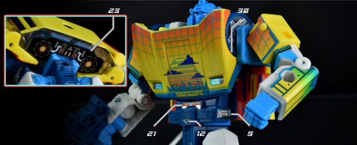 Labels & Stickers for Transformers Legacy Evolution G2 Sideswipe- Toyhax