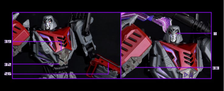 Labels & Stickers for Studio Series GE Megatron - Toyhax