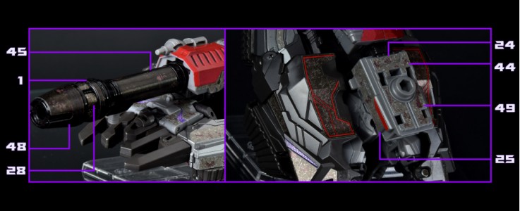 Labels & Stickers for Studio Series GE Megatron - Toyhax