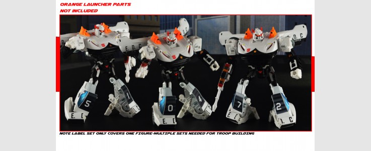 Labels, Stickers & Parts for Transformers Siege Autotrooper - Toyhax