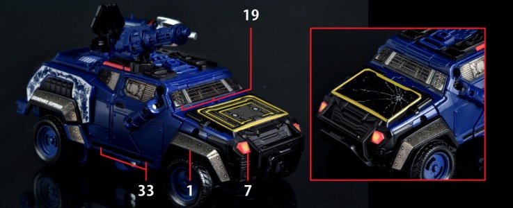 Labels & Stickers for REACTIVATE Soundwave (Add-on set) - Toyhax