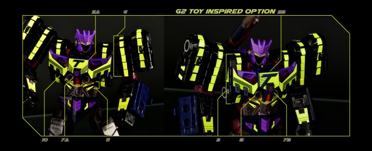 Labels for Transformer Legacy G2 Go-Bot Soundwave - Toyhax
