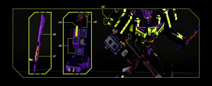 Labels for Transformer Legacy G2 Go-Bot Soundwave - Toyhax