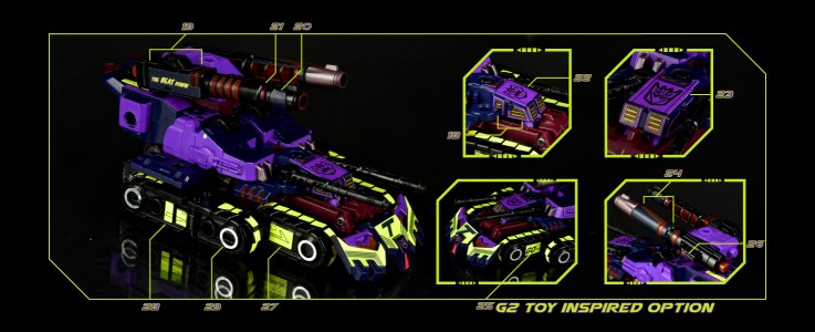 Labels for Transformer Legacy G2 Go-Bot Soundwave - Toyhax