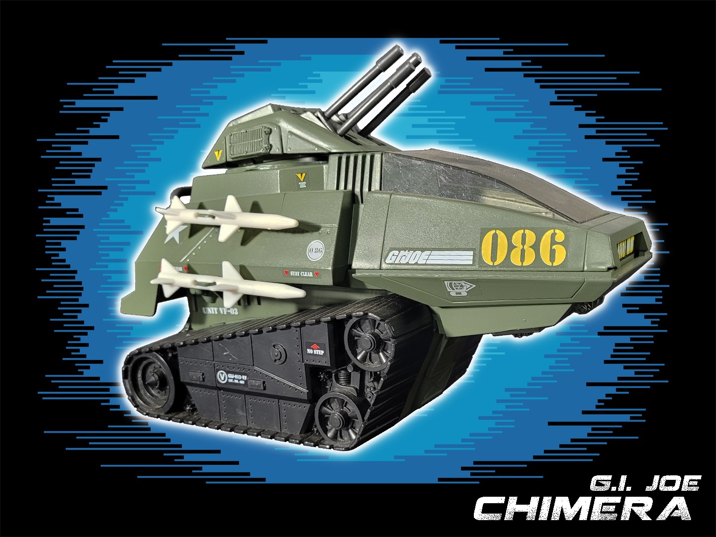 Labels for GI JOE Chimera Tank (2015) - Toyhax - Cobrastickers
