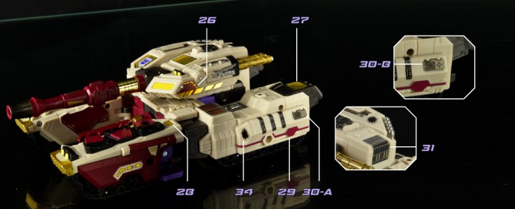 Labels & Stickers for LG Armada Galvatron- Toyhax - Reprolabels