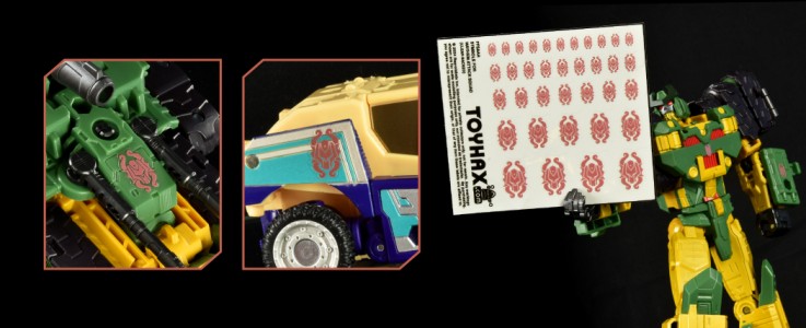 Clear Backed Symbols For Mayhem Attack Squad - Toyhax - Reprolabels