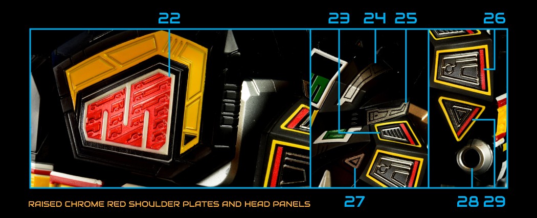 Labels and Stickers for Power Rangers Zord Ascension Project Dino ...