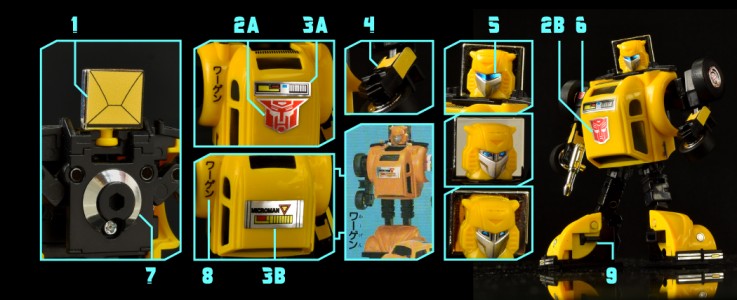 Labels and Stickers for ML Bumblebee and Cliffjumper - Toyhax - Reprolabels