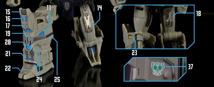 Labels for Transformers Age of the Primes Prima Prime - Toyhax