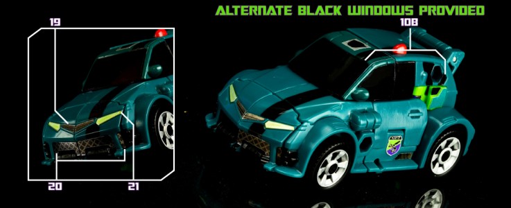 Labels & Stickers for AOTP Fugitive Wasp (Animated) - Toyhax - Reprolabels