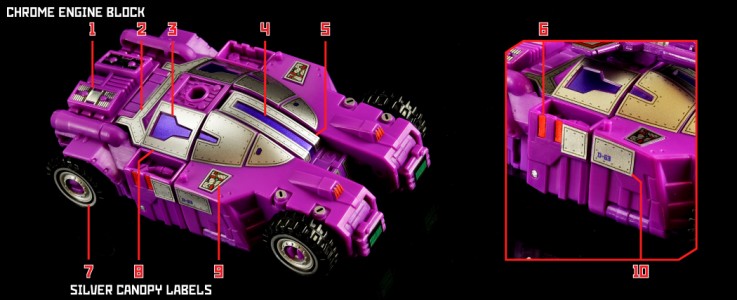 Stickers & Labels for Generations Selects Full-Tilt - Toyhax - Reprolabels