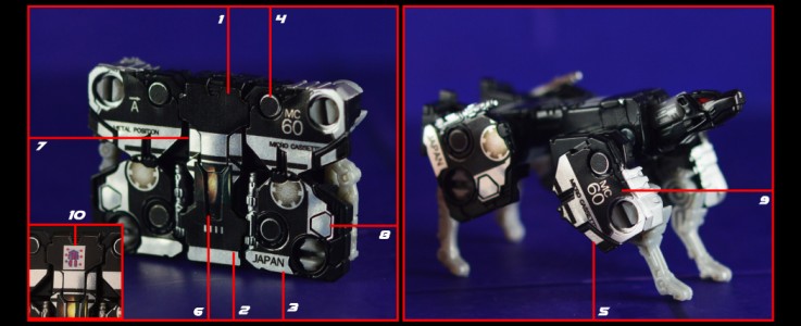 Stickers & Labels for Ravage (2025 Reprint) - Toyhax - Reprolabels