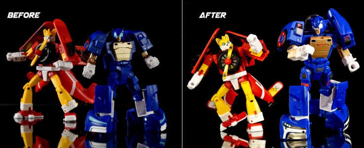 Stickers & Labels for Collab Blue Bomber & Wingtail - Toyhax - Reprolabels